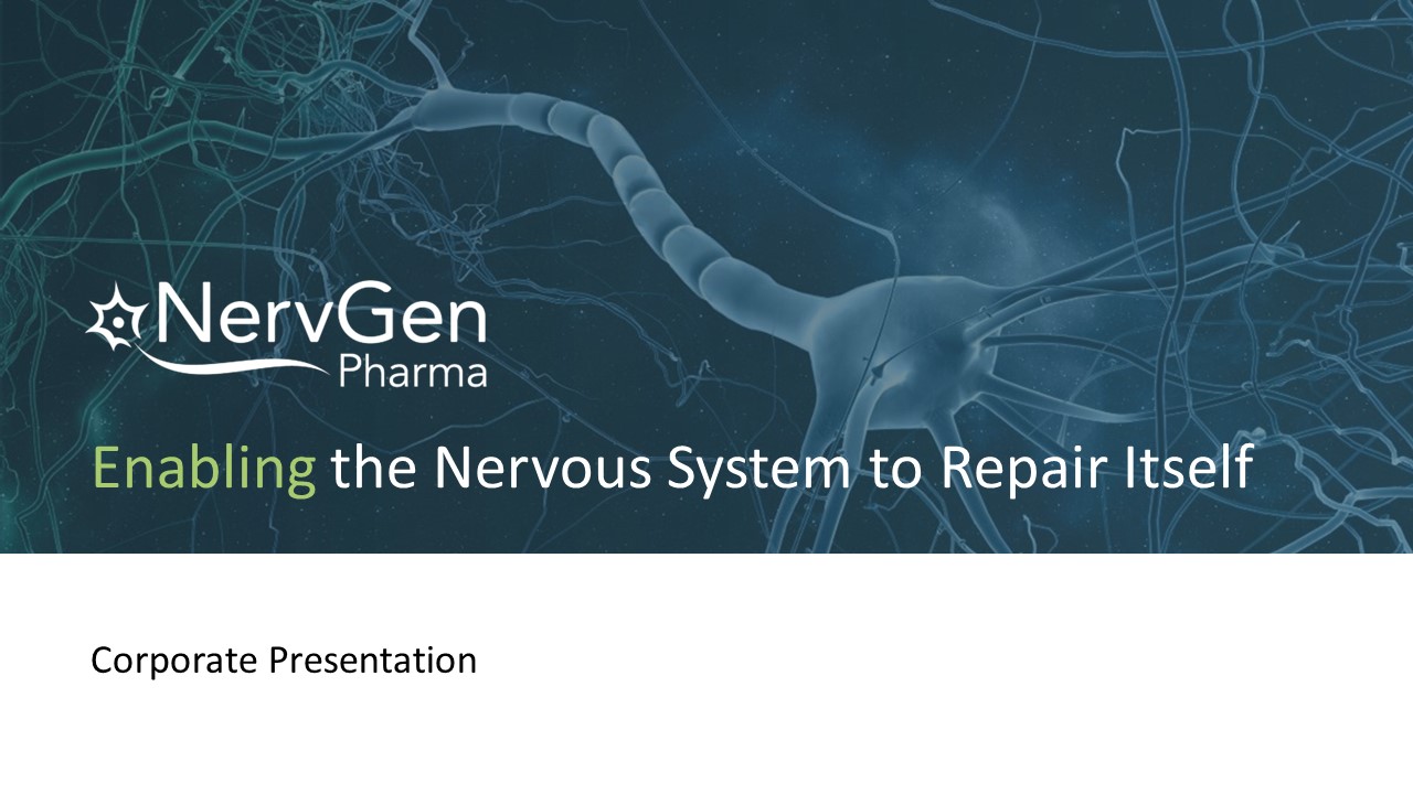 Presentations - NervGen Pharma